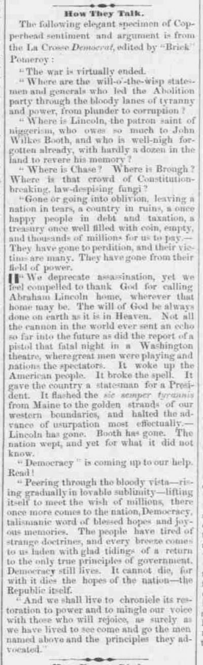 Chasing Lincoln’s Killer – A Close Read | Remembering Lincoln